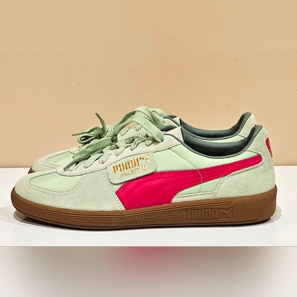 Puma | Shoes | Puma Palermo Og Mint Orchid Gum Sole Style 3831 Mens 11 ...